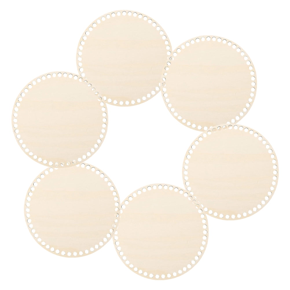 Soimiss 6pcs Circle Crochet Base Bag Bases for Crochet Beige with Craft ...