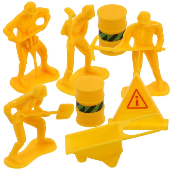 Toy Construction Worker Figures
