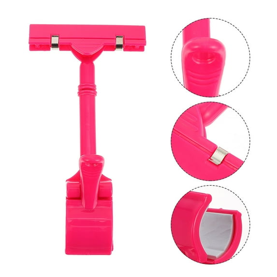 Soimiss 8Pcs Price Tag Clips Double Head Display Clips Reusable for ...