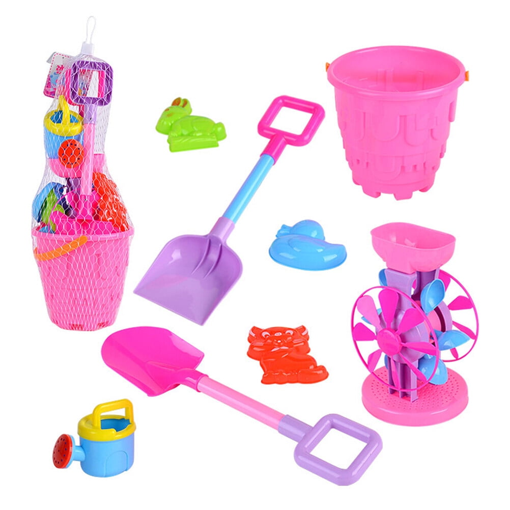 Soimiss 8Pcs Set Beach Sand Toys Assorted Color Sand Play Set for ...