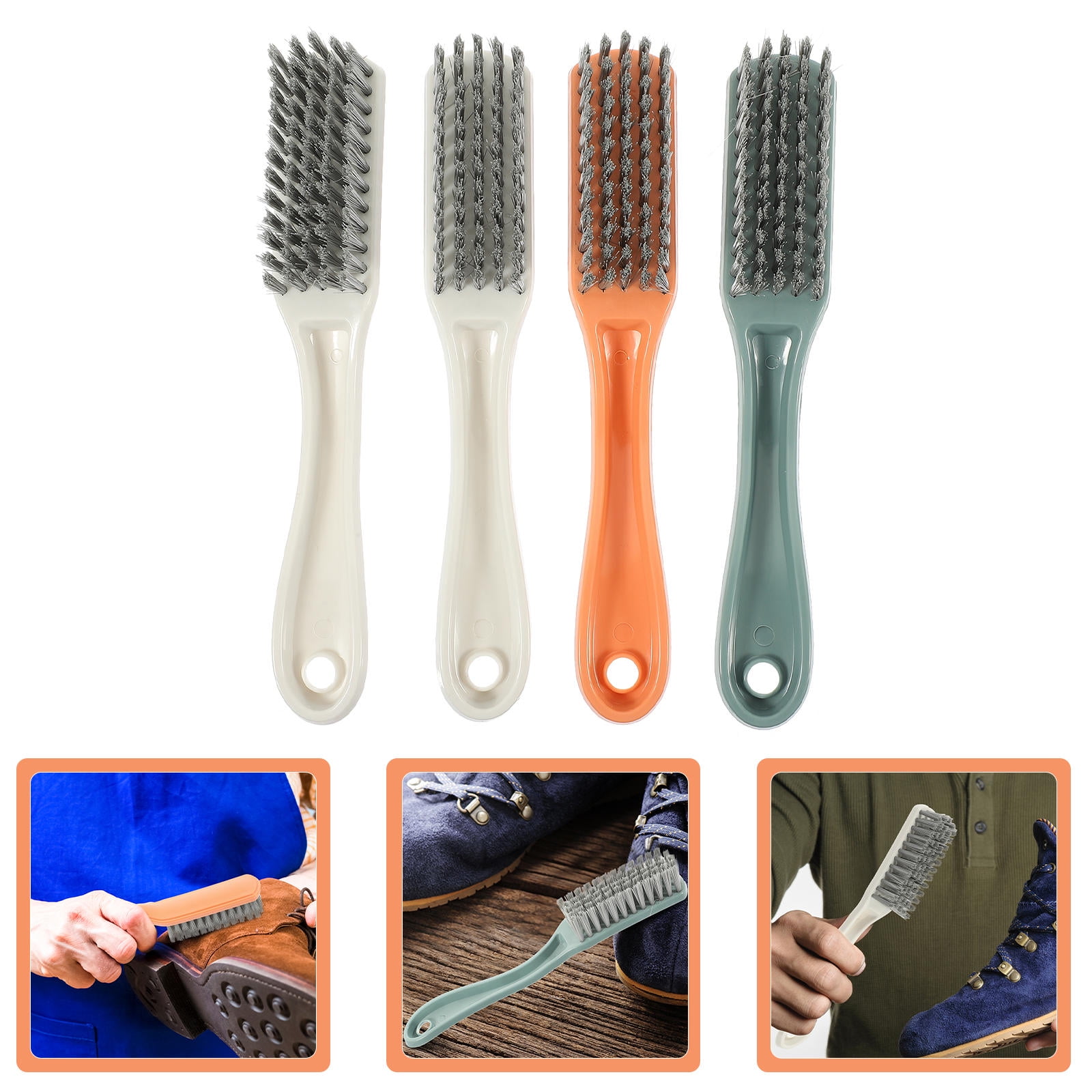 Soimiss Assorted Color Cleaning Tool Plastic Brushes for Household Use ...