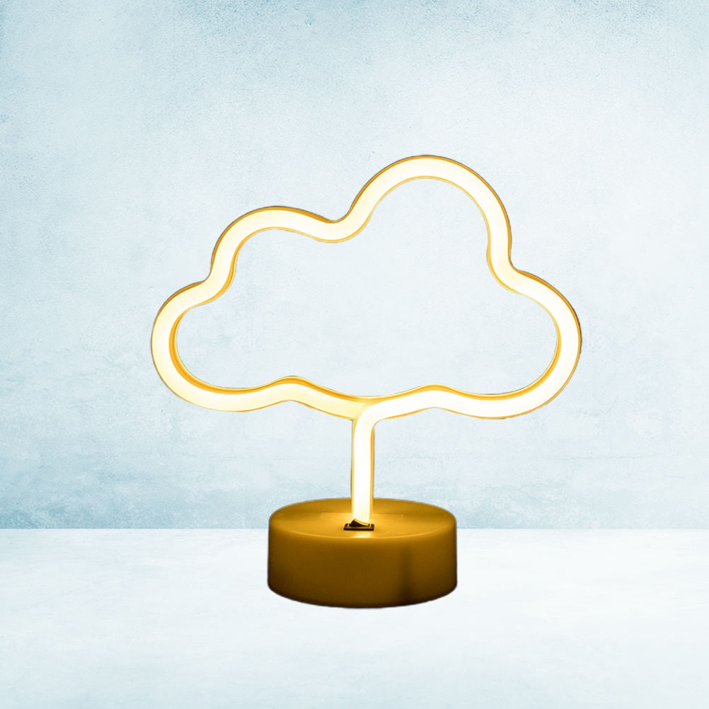Soimiss Cloud Shape Lamp USB Light Light Control Warm White Base Home ...