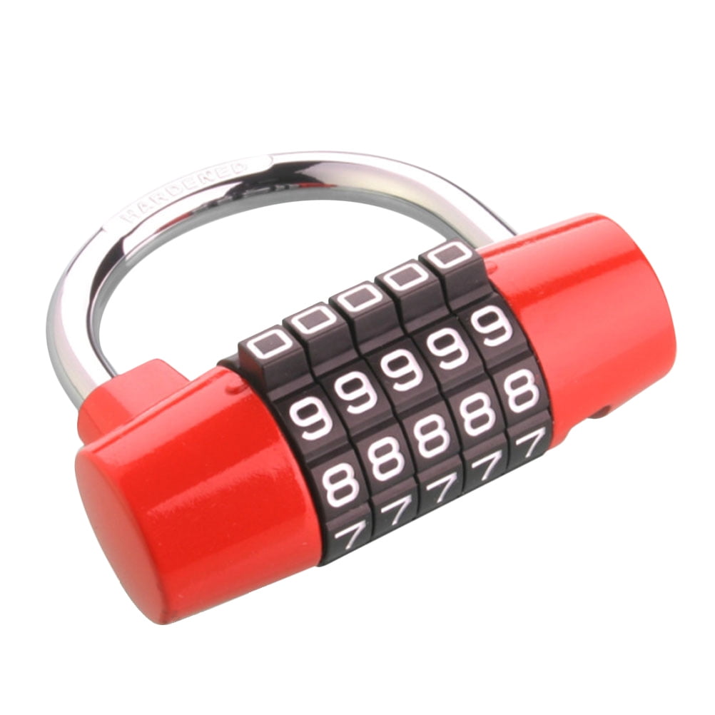 Soimiss Combination Padlocks Big Combination Security Padlock Red ...