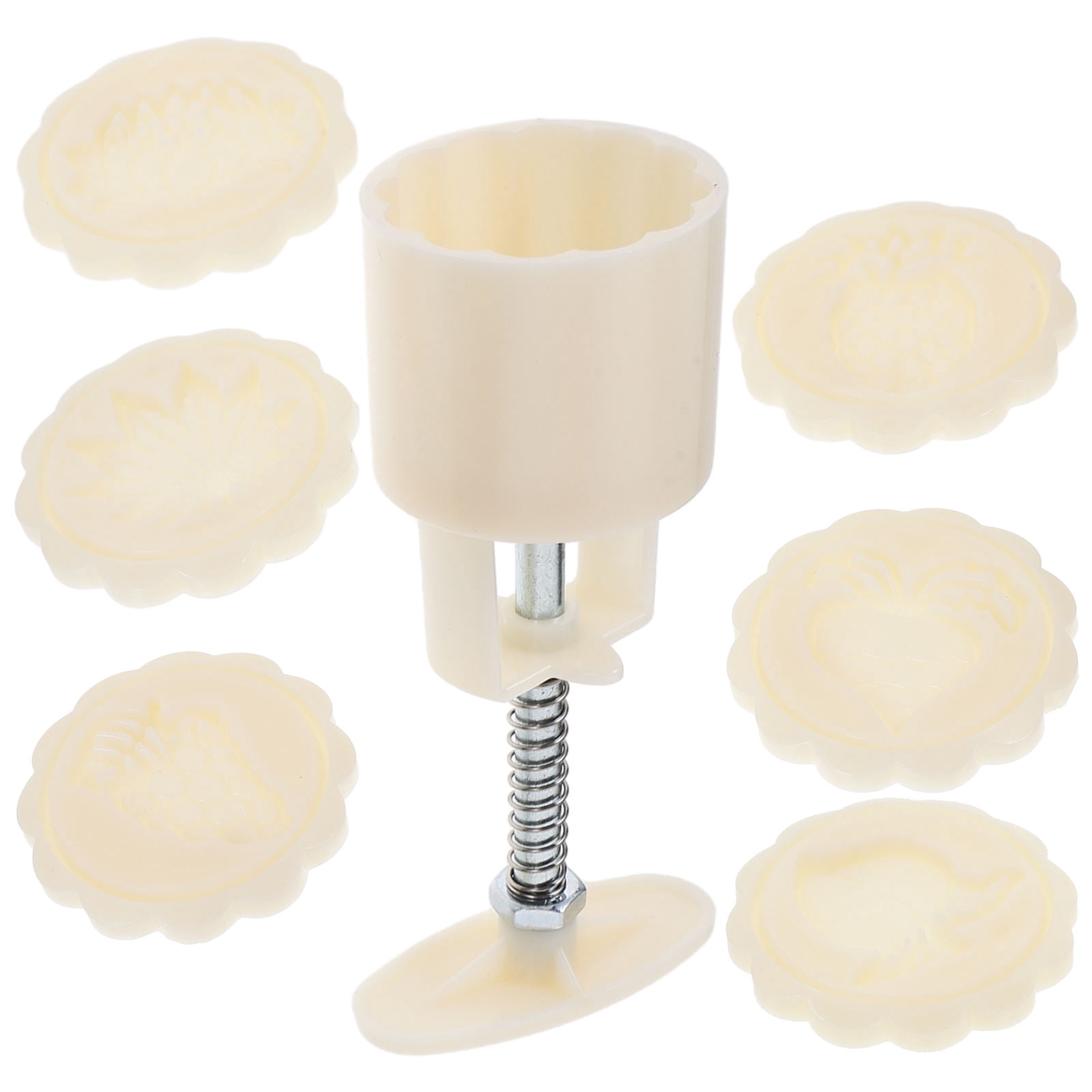 Soimiss 1Set Hand Press Moon Cake Mold Made of Food Grade ABS with ...