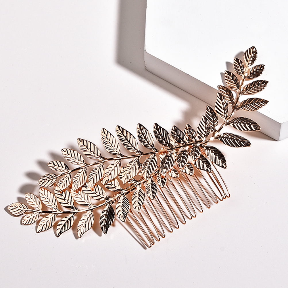 Soimiss Hair Insert Comb Women Accessories Golden Zinc Alloy 1Pack ...