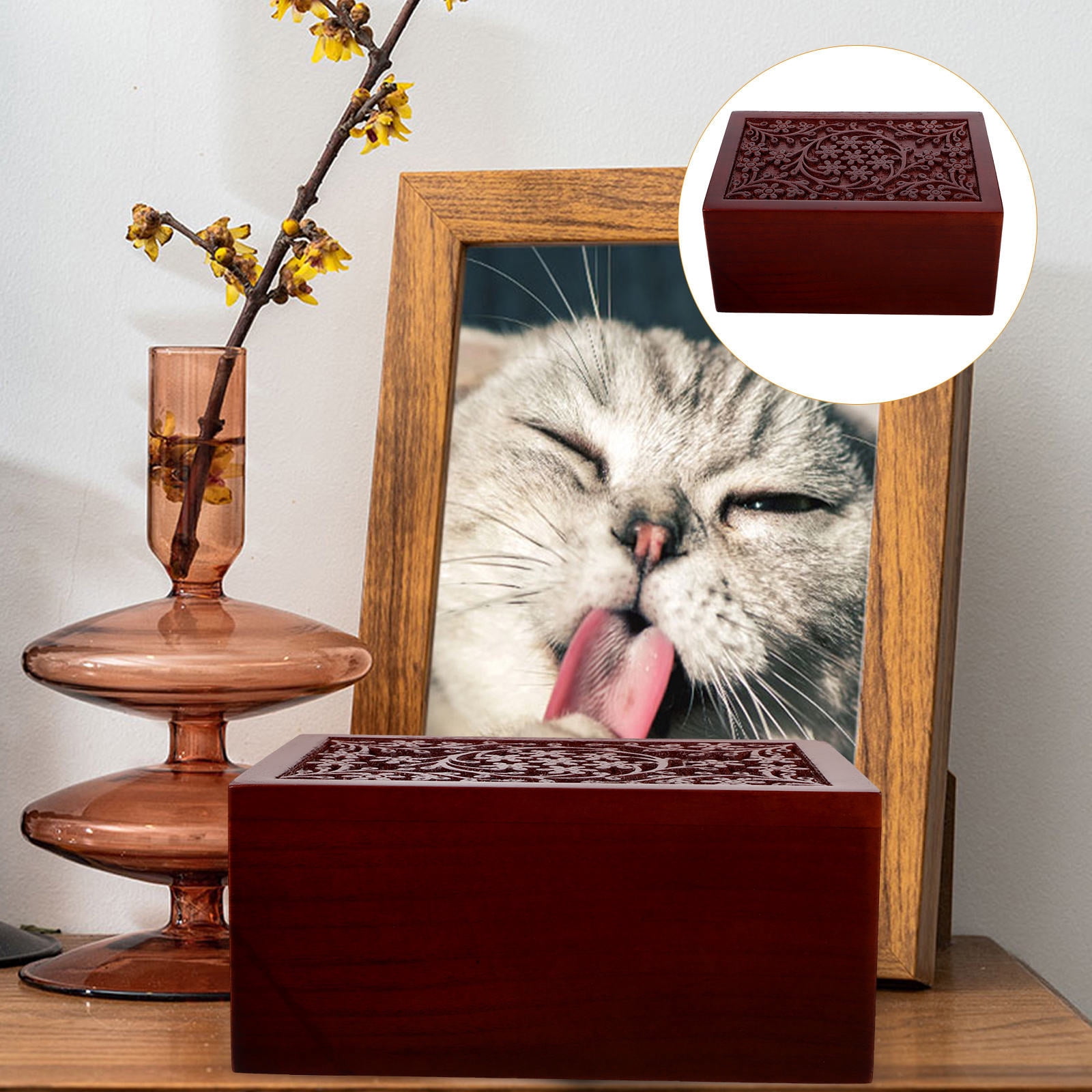 Soimiss Dog Ashes Urn Memorial Storage for Pet Ashes 1 Piece - Walmart.com