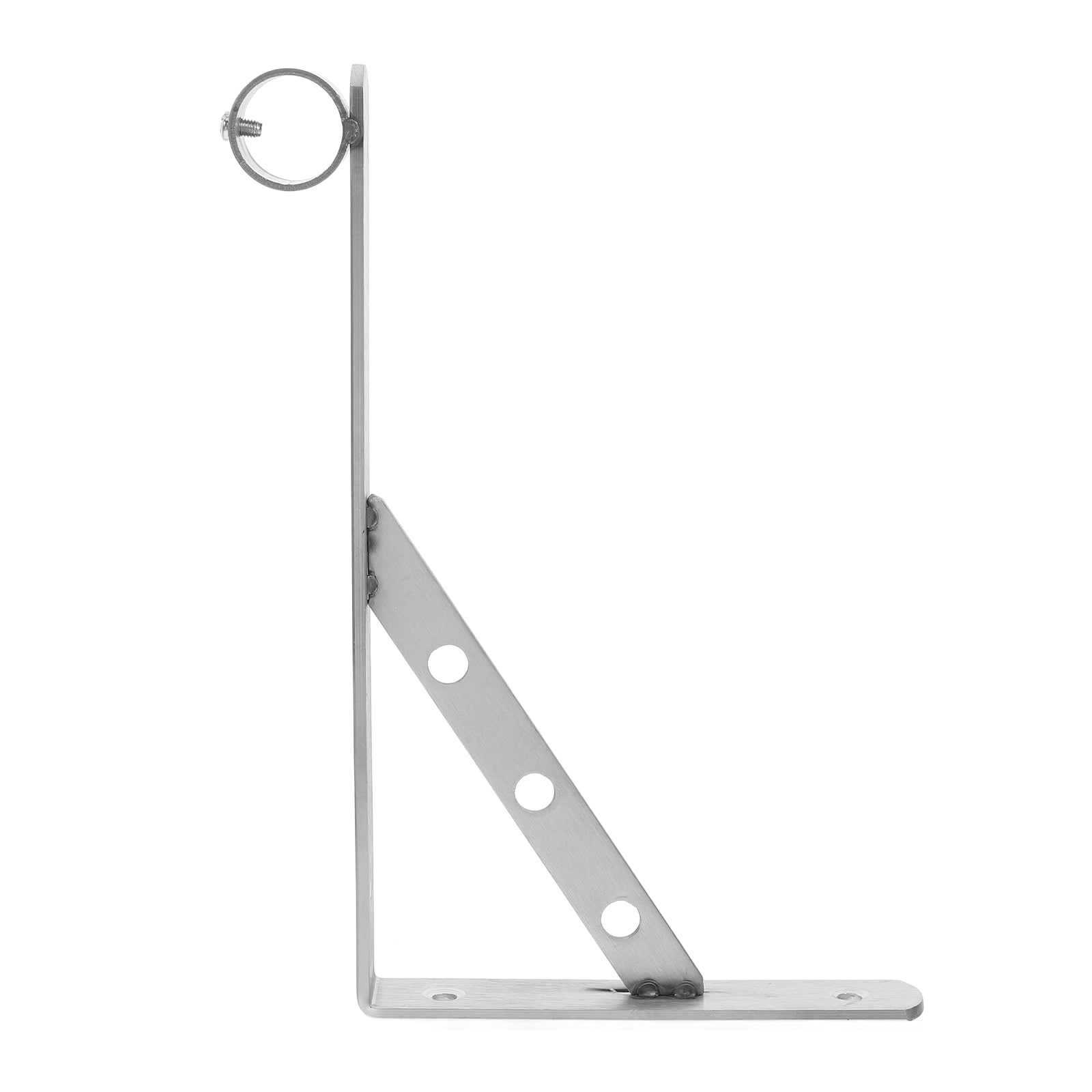 Soimiss Clothes Rod Bracket Silver Right Angle Support Bracket ...