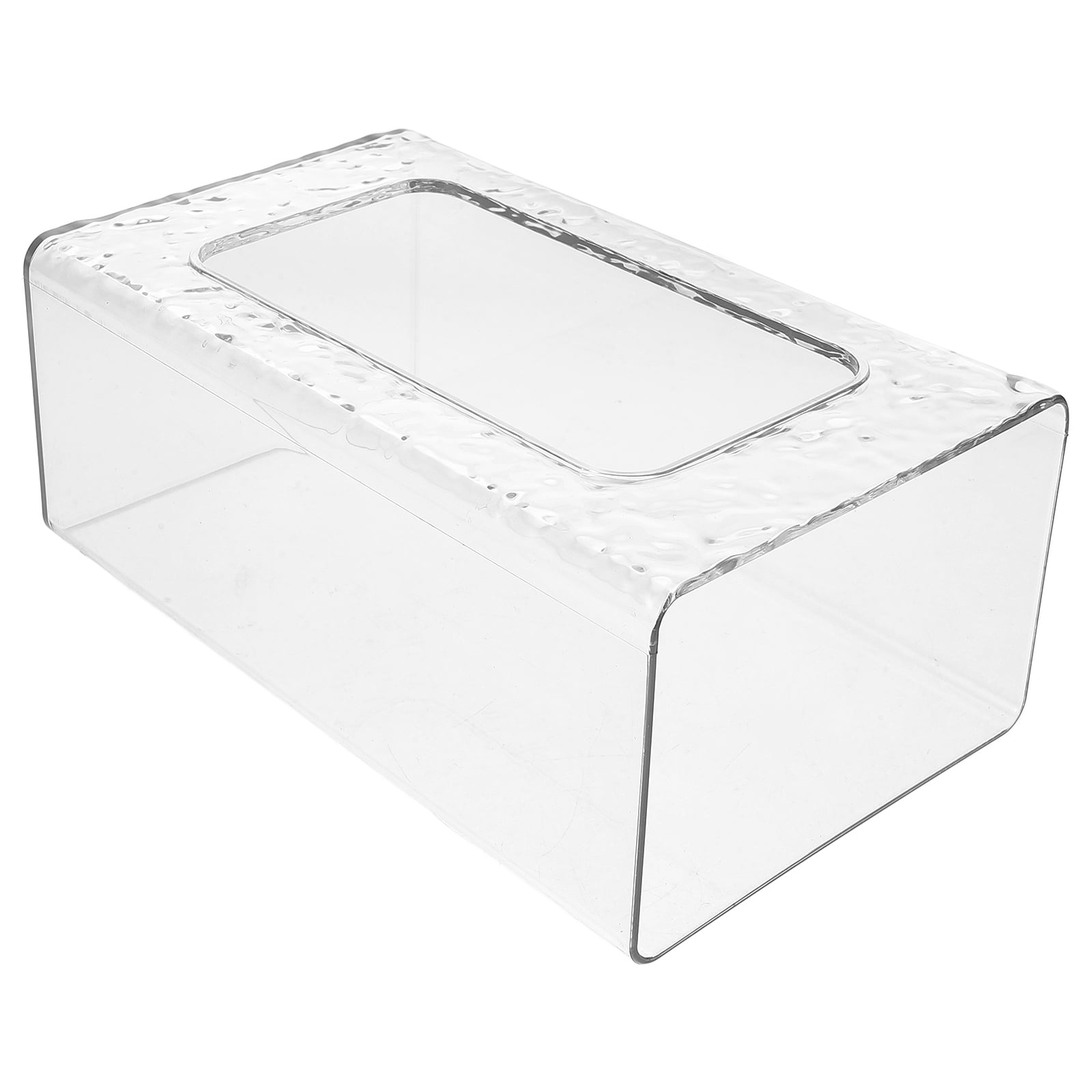 Soimiss Bathroom Tissue Box Tissue Dispenser Box Transparent Plastic ...