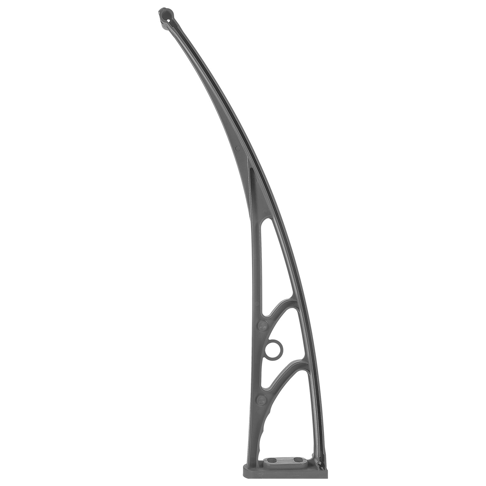 Soimiss Front Door Awning Brackets Plastic Steel Grey 1Pack Rain ...