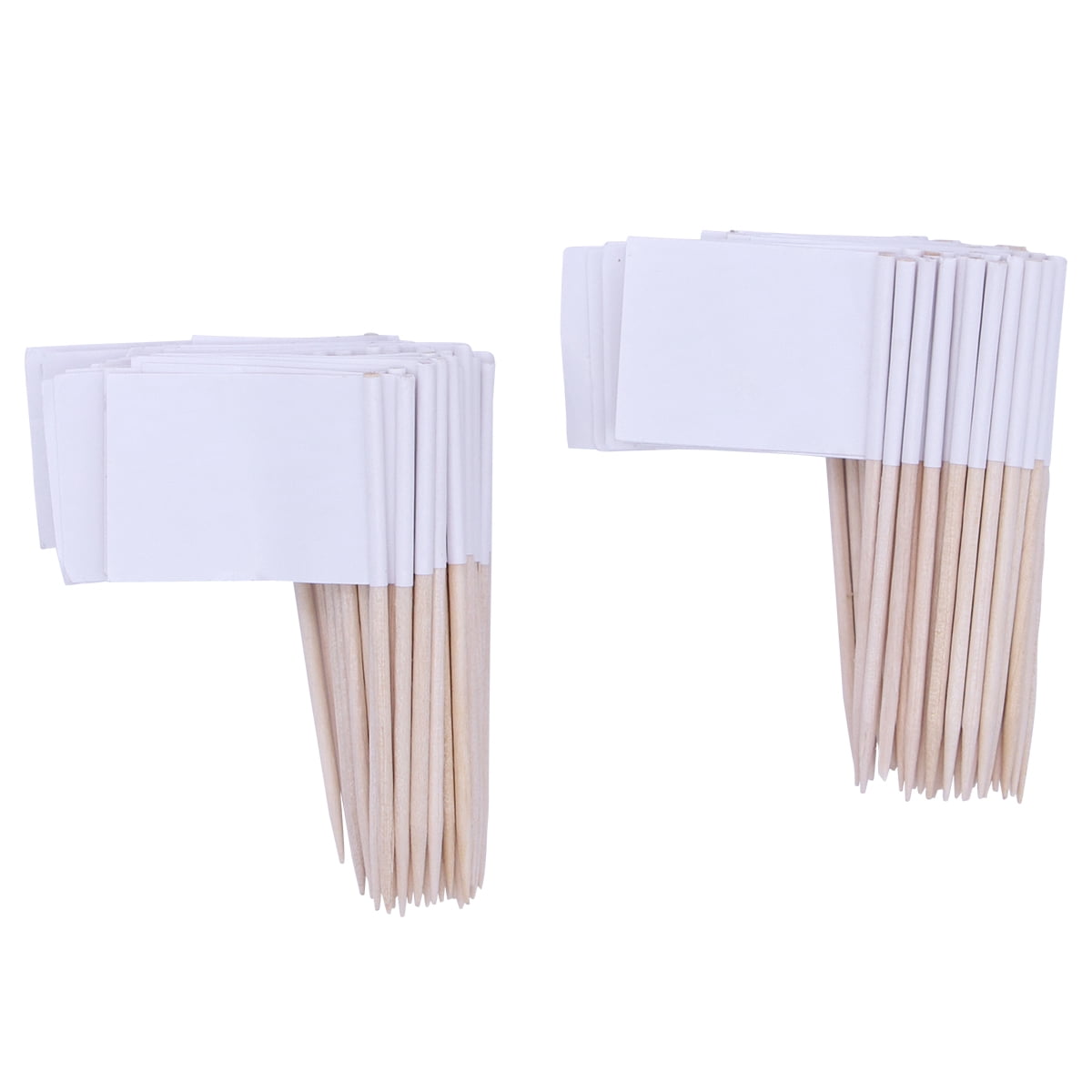 Soimiss Fruit Toothpick 100Pcs Racing Flag Toothpicks Paper Wood for ...
