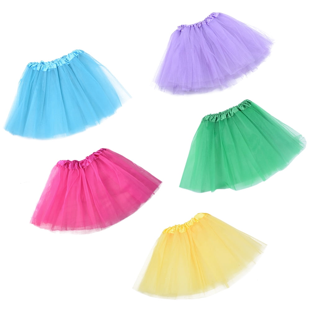 Soimiss Girls Tutus Skirt with Fluffy Tulle Layers and Elastic ...