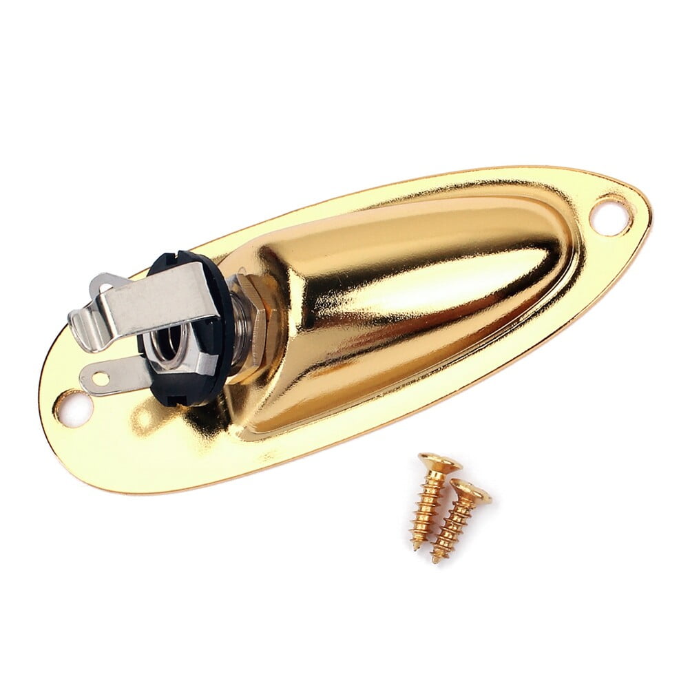 Soimiss Guitar Jack Socket Gold for Electric Guitar with Copper 1Pack ...