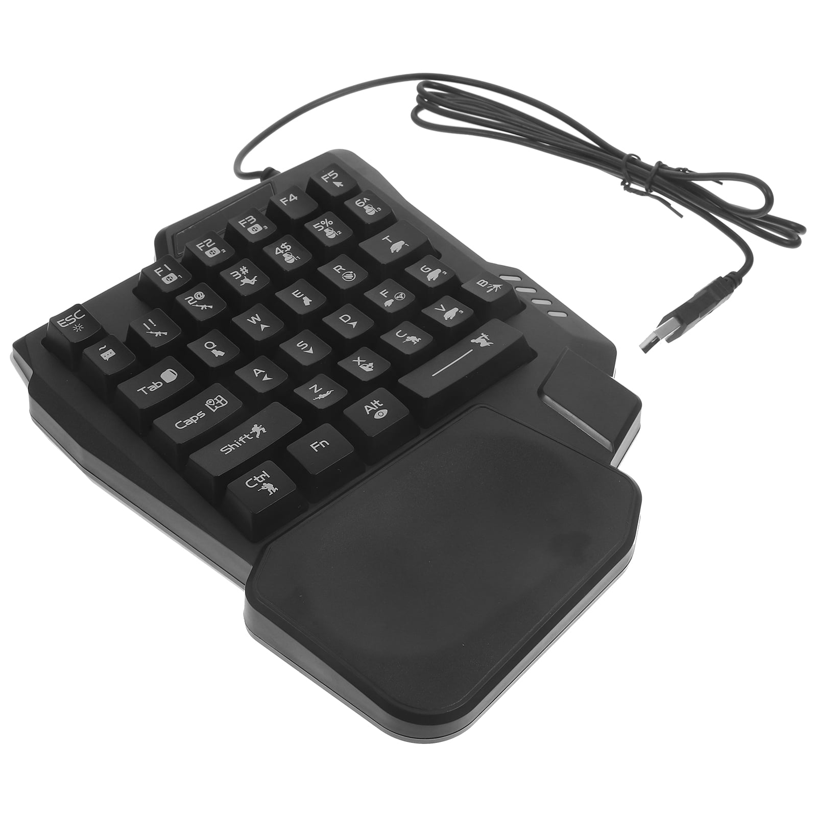 Soimiss 35 Key Computer Game Keyboard Black Backlight for Gaming Use ...