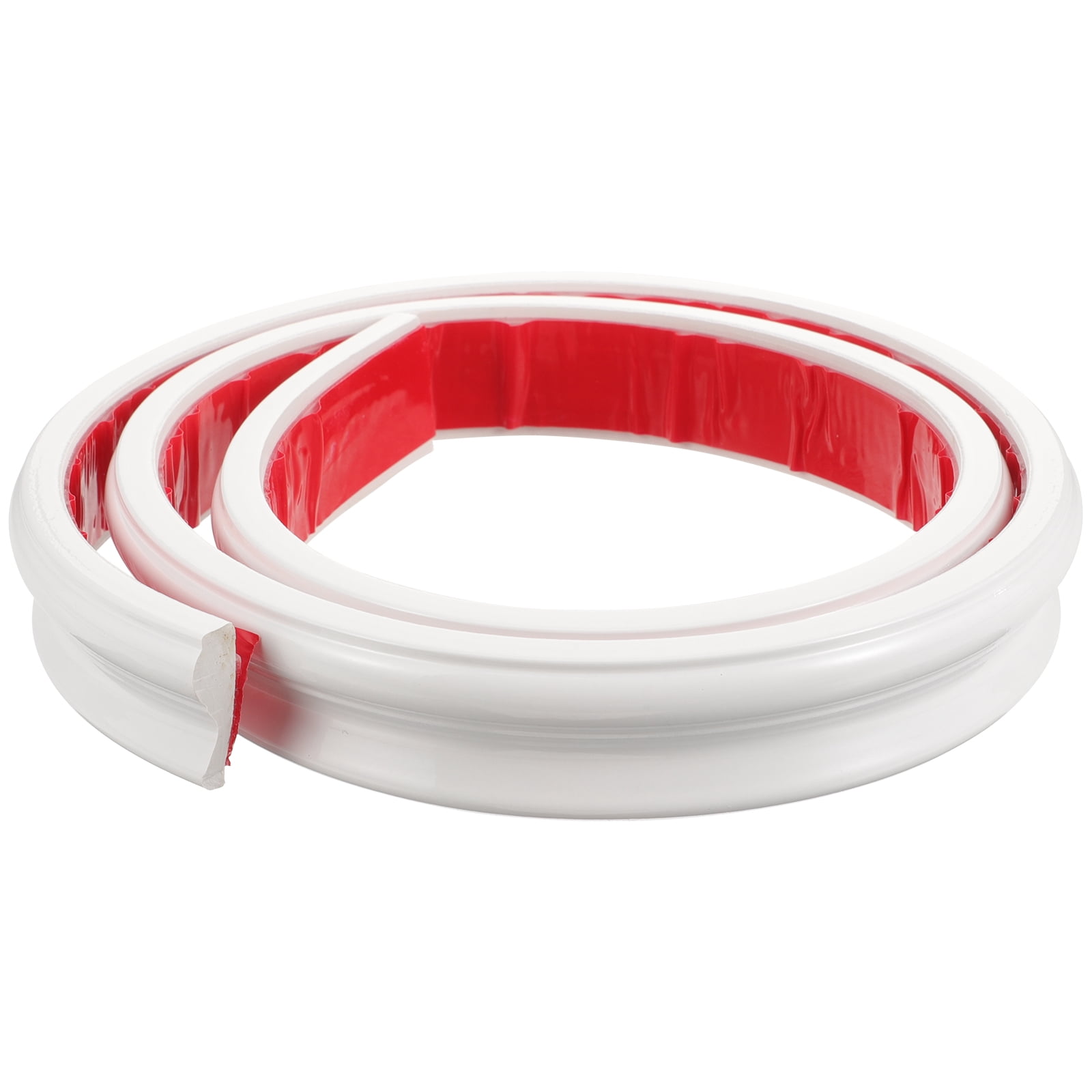 Soimiss Self Adhesive White PVC Peel and Stick Trim for Wall Edges and ...