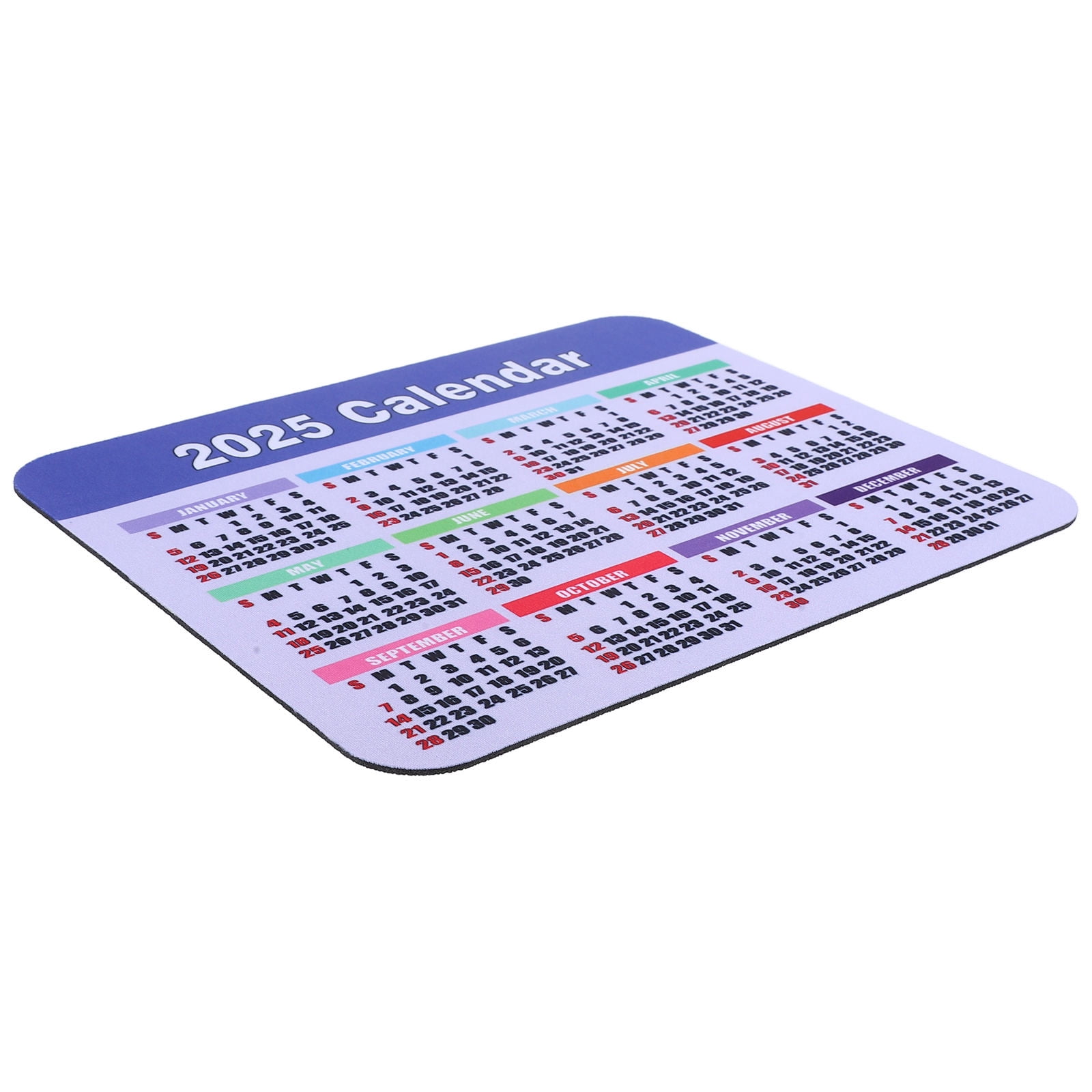 Soimiss Mouse Pad Calendar 2025 for Home Blue Jiaji Cloth 1Set ...