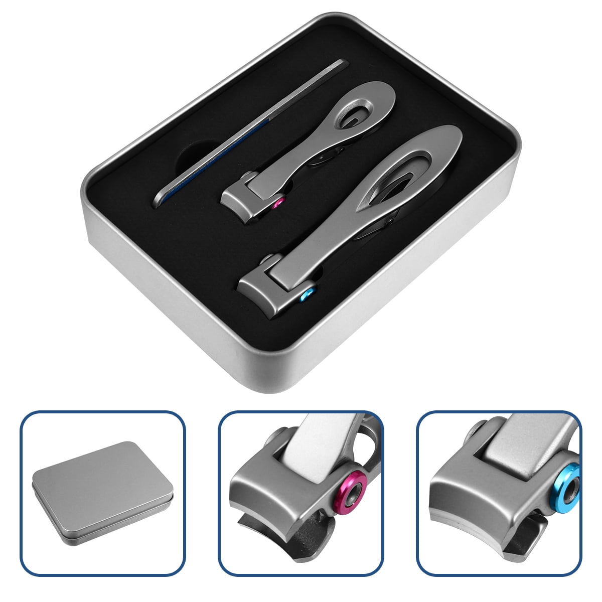 Soimiss Nail Clippers Set with Stainless Steel Trimmers Hand Tools for ...