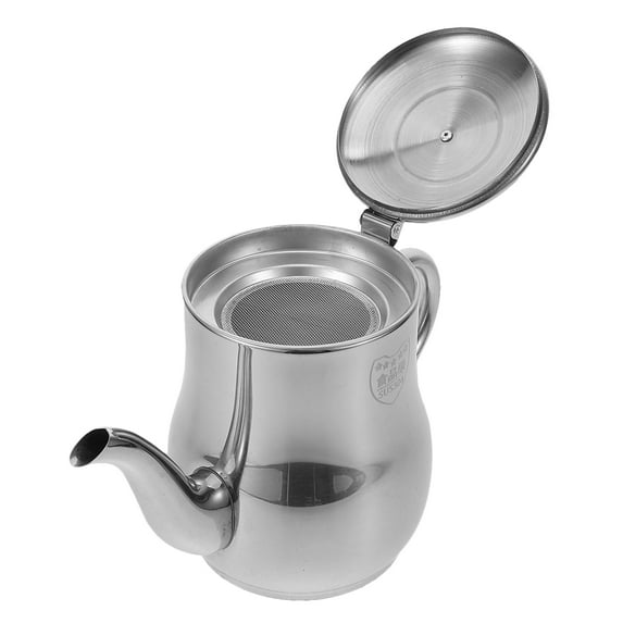 Soimiss Oil Dispenser Cooking Oil Dispenser Silver Kitchen Container ...