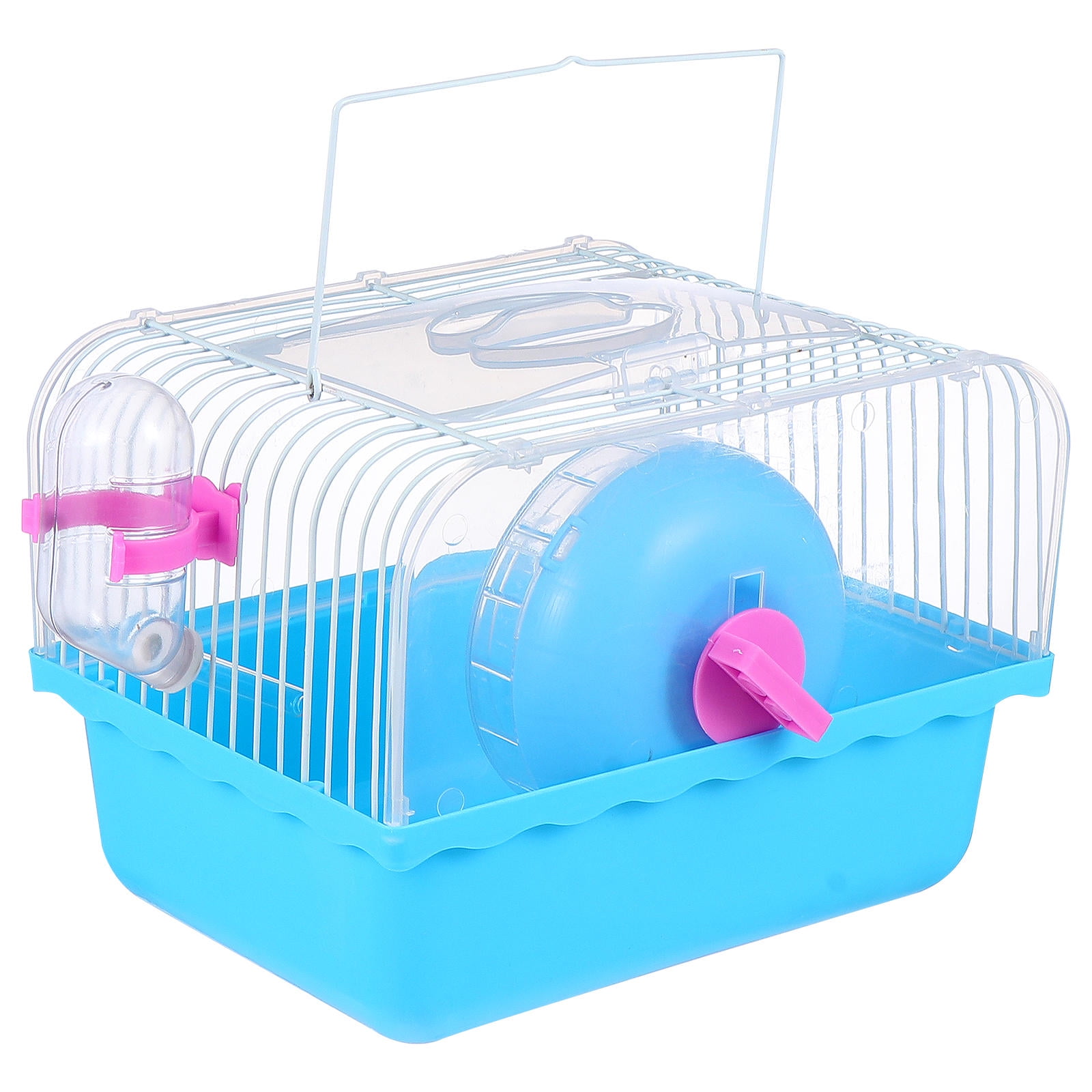 Soimiss Pet House Square Hamster Cage for Safe Travel 1Set - Walmart.com