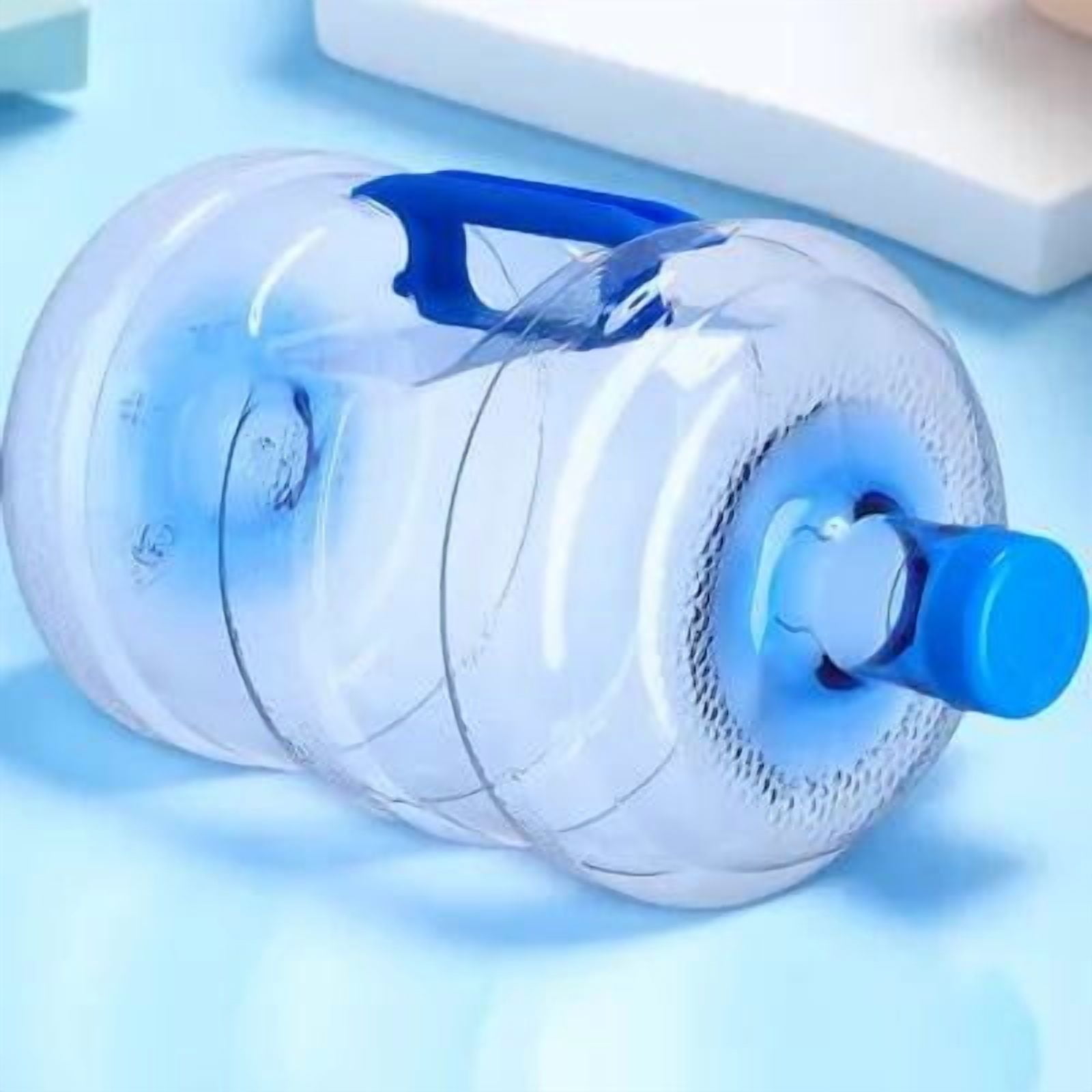 Soimiss Portable Plastic Water Container Blue with Handle for Easy ...