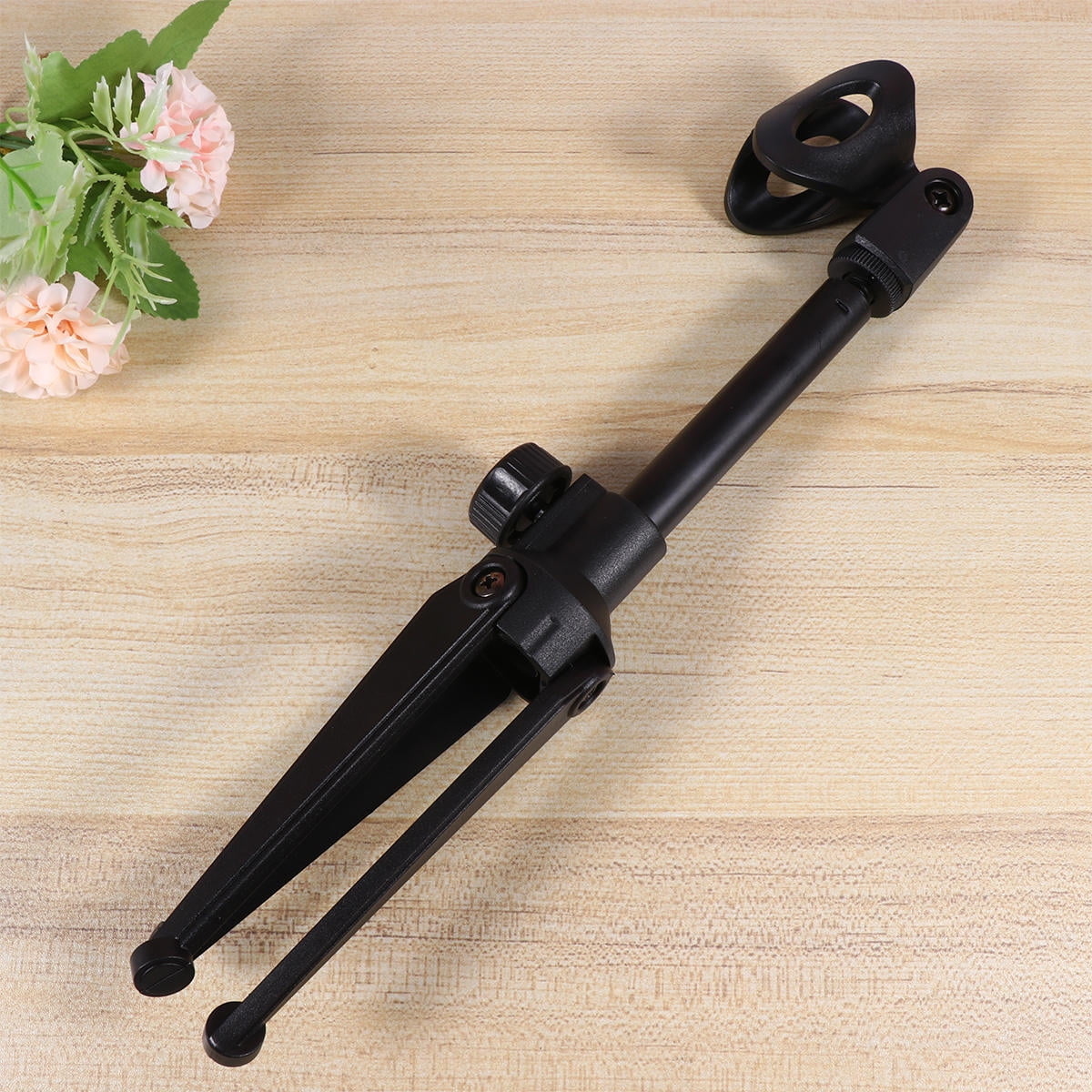 Soimiss Podcast Mic Stand Black Metal for Online Meeting 1Pcs - Walmart.com
