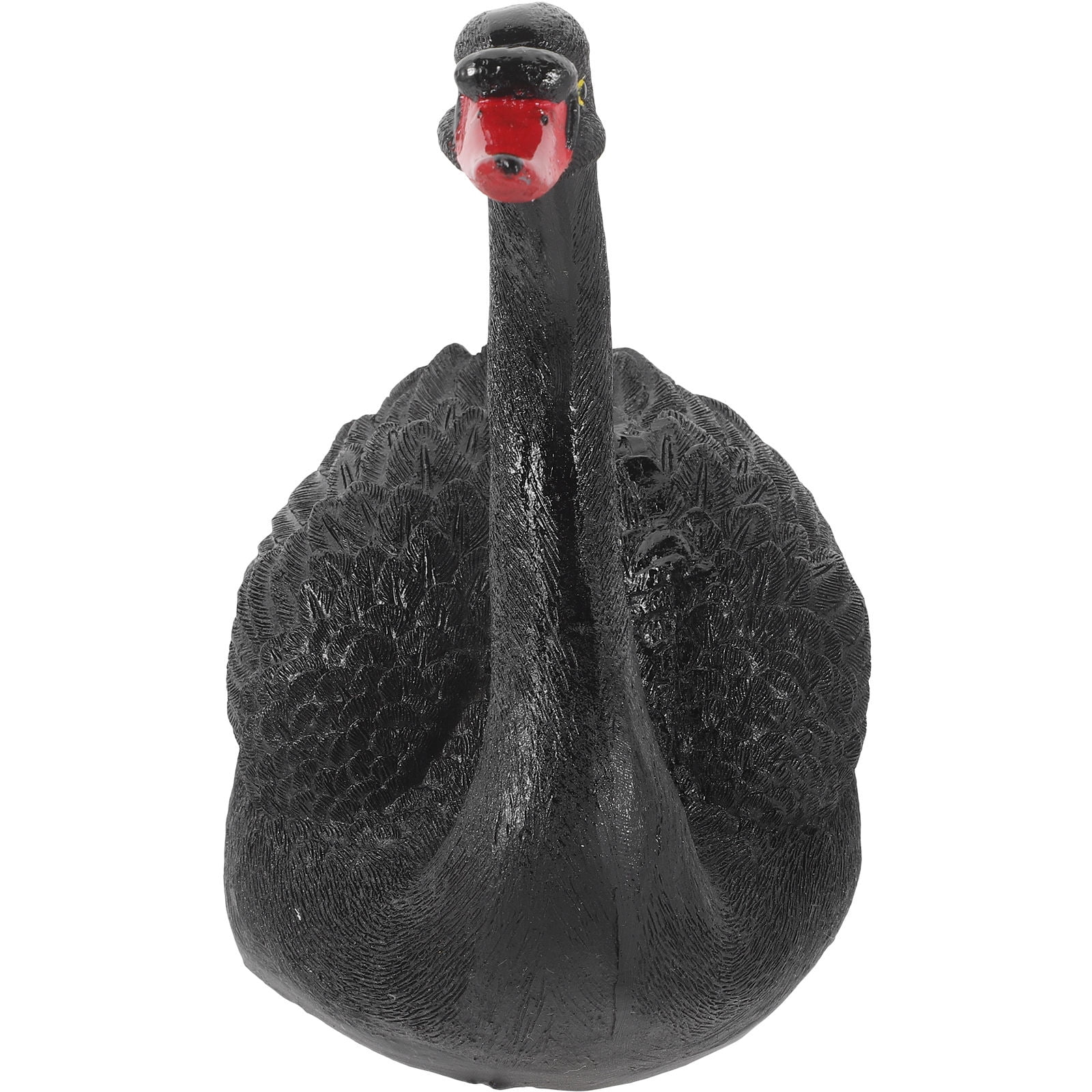 Soimiss Resin Swan Decor Simulation Swan Figurine for Garden ...