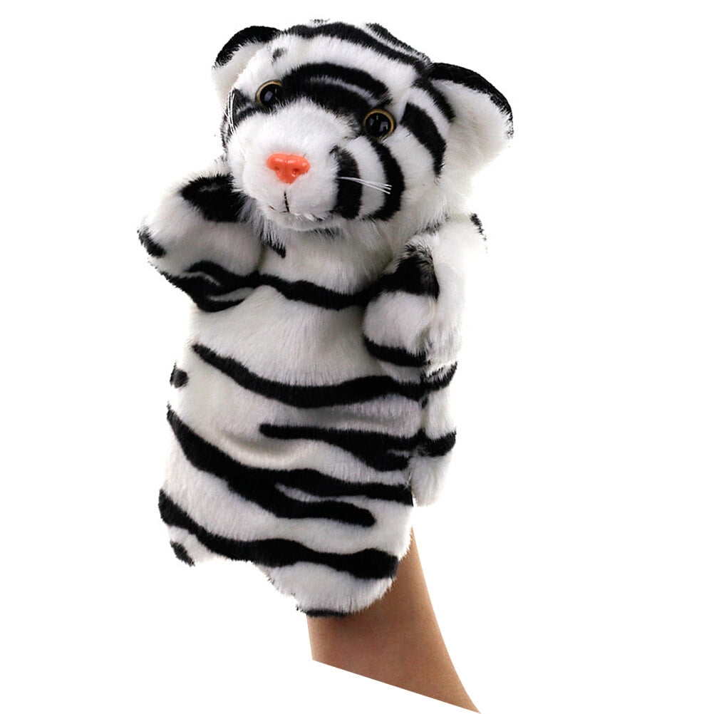 Soimiss Tiger Puppet Plush Hand Puppet Assorted Colors Durable Soft ...