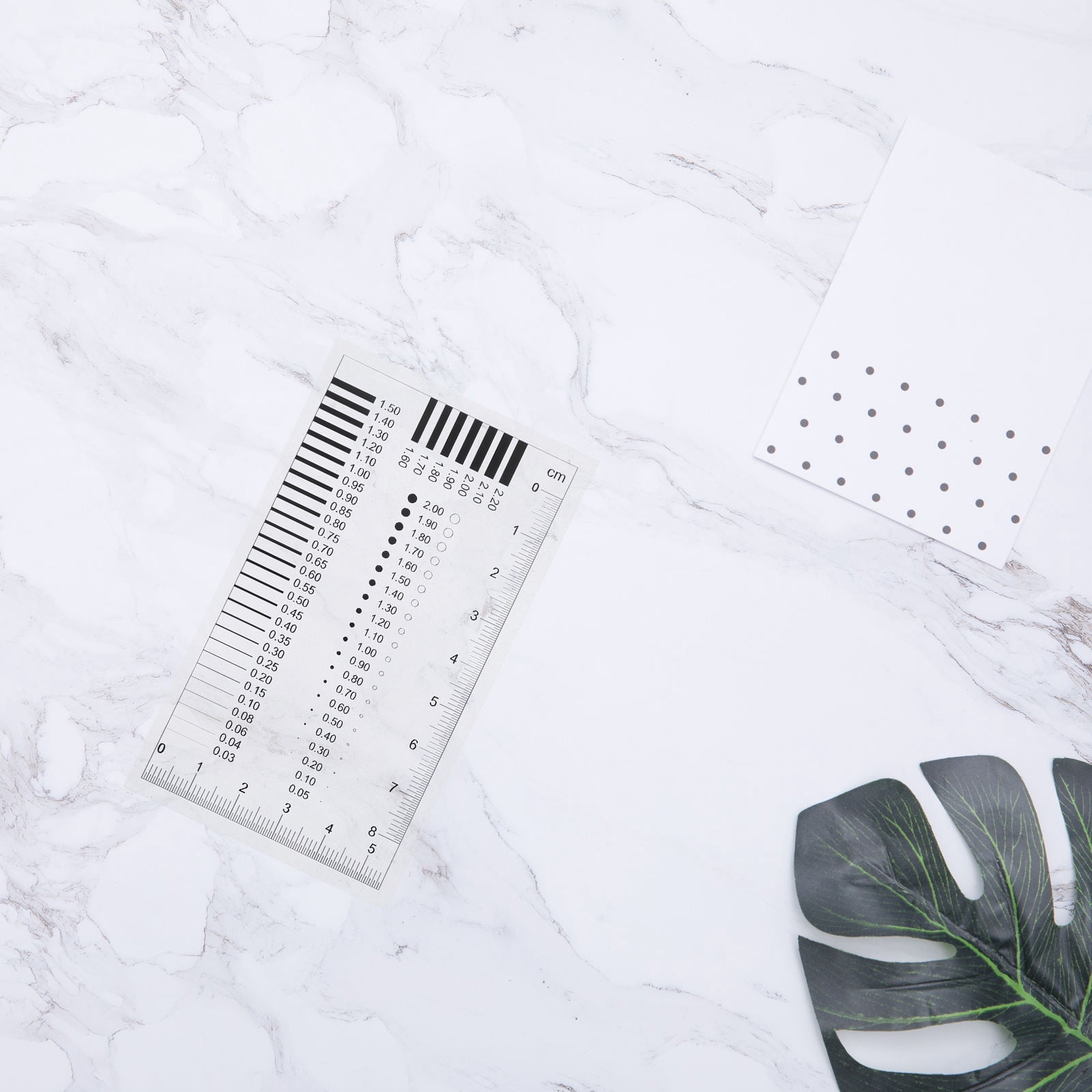 Soimiss Transparent Crack Measurement Ruler for Line Width Inspection ...