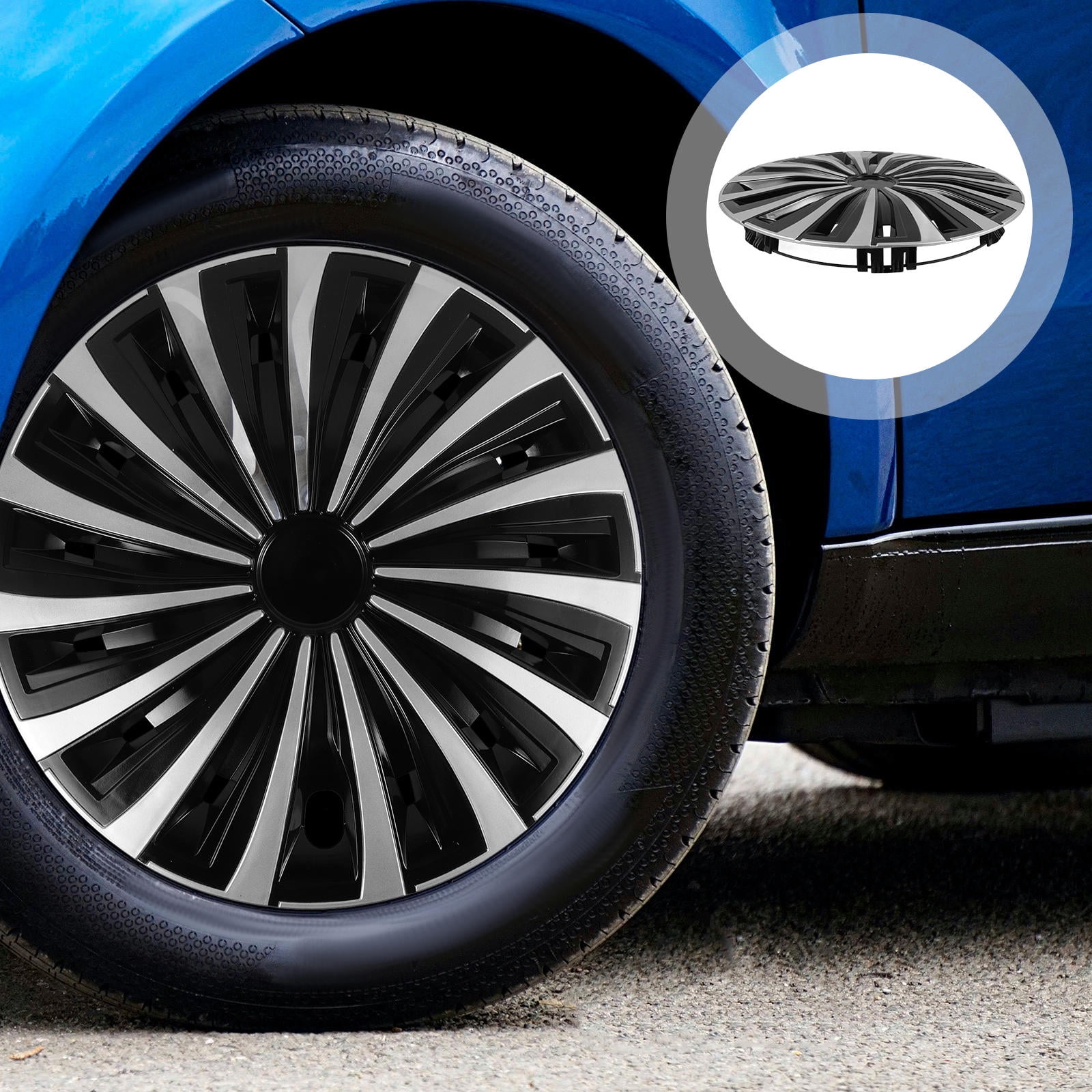 Soimiss Decorative Wheel Hub Cap Everyday Use 1 Pcs 12 Inch - Walmart.com