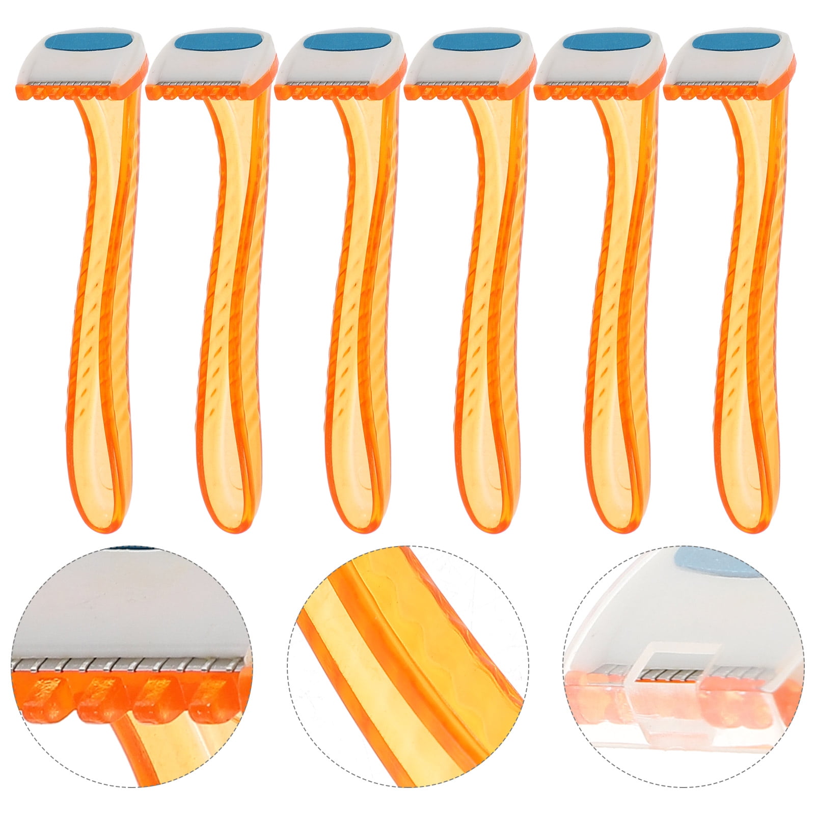 Soimiss Women's Razor Set with 6 Pieces for Trimming Made of Stainless ...