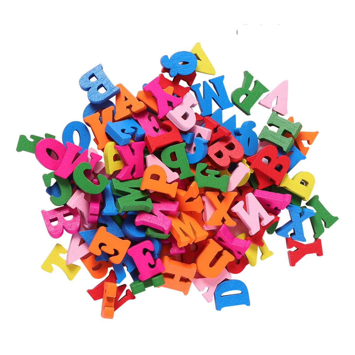 Soimiss Wooden Letters for Wall Decor Assorted Color Flat Surface ...