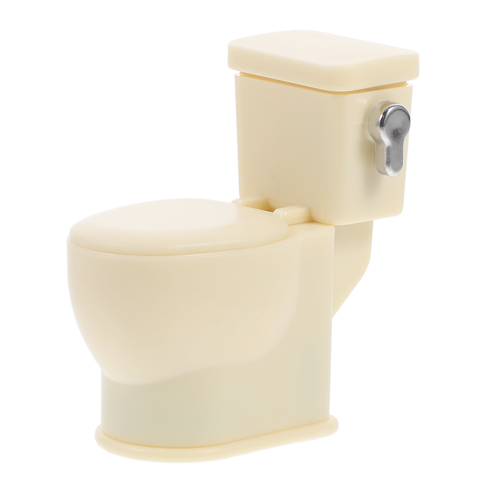 Soimiss Miniature Dollhouse Toilet Mini Toilet Model ABS Collectors ...