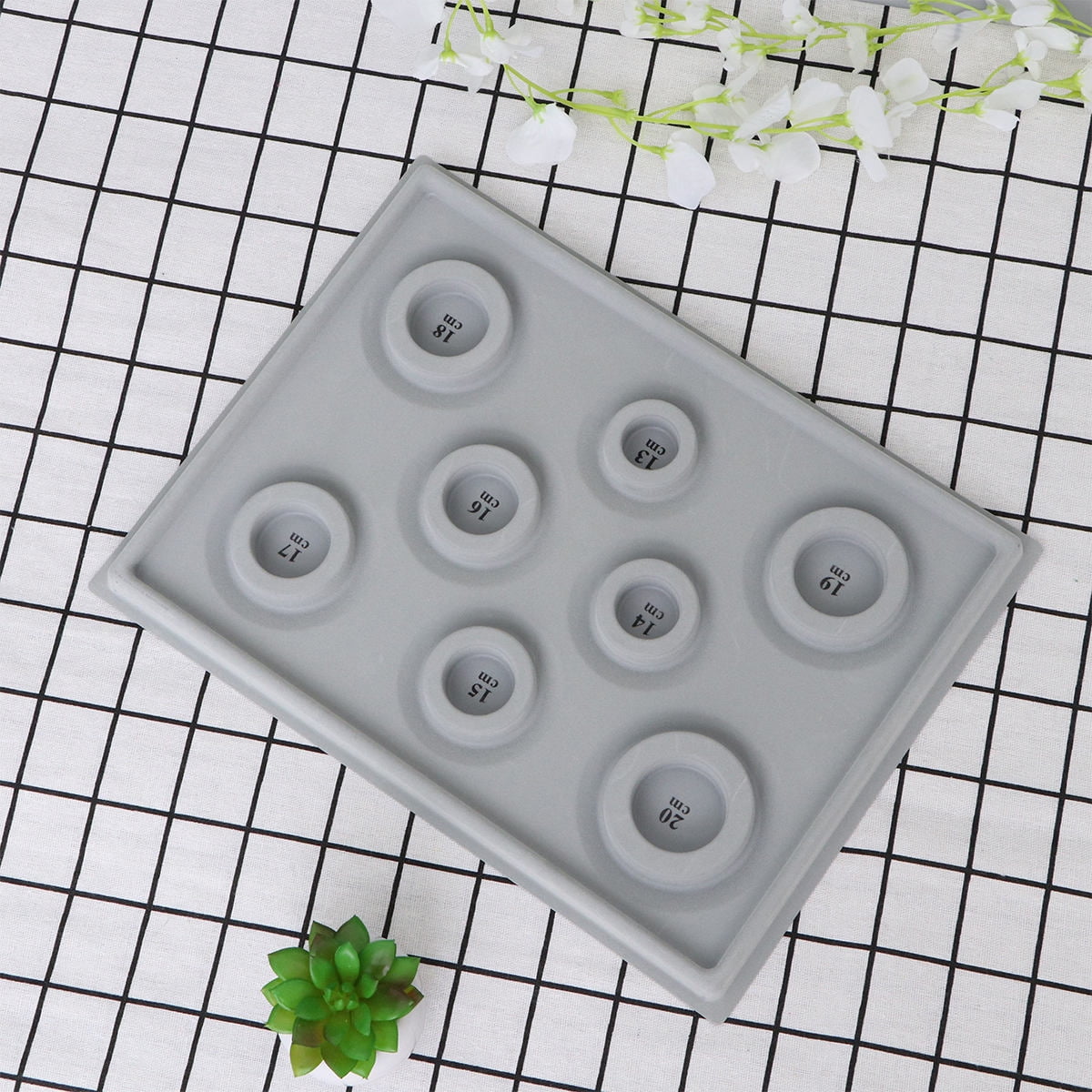 Soimiss bracelet making board for beads Necklace DIY Board Grey 1Pack ...