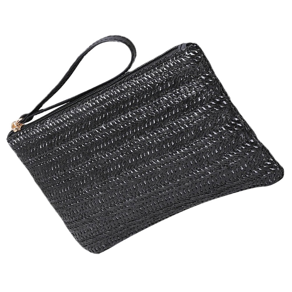 Soimiss Black Polyester Small Coin Purse for Women's Lightweight ...