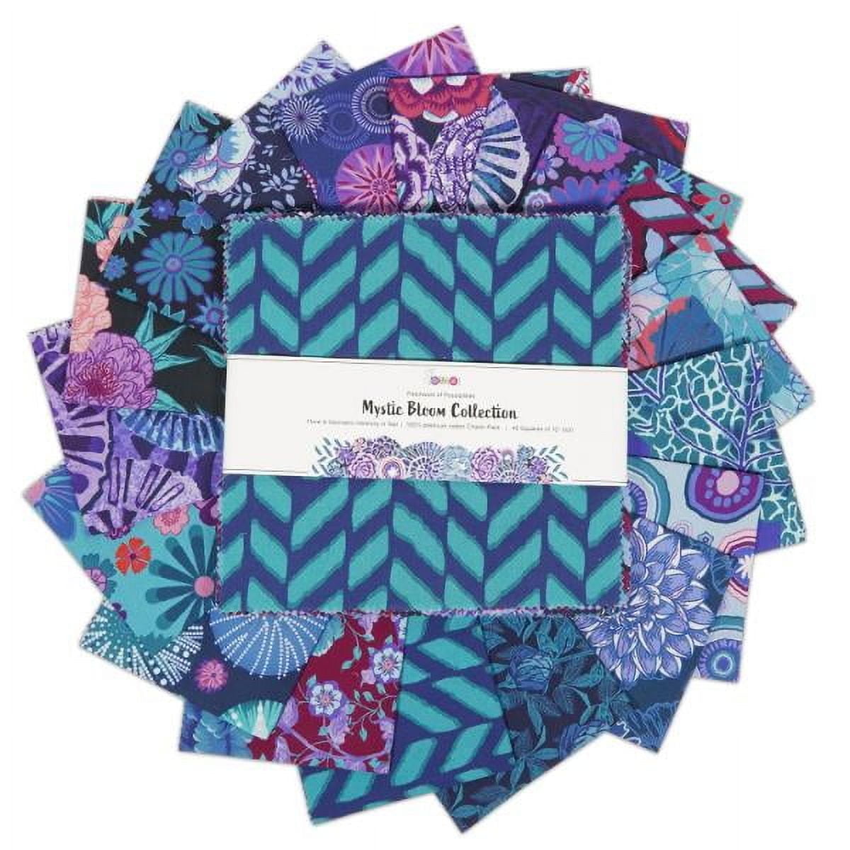 Soimoi 40 Pcs Cotton Fabric Squares Bundles Charm Packs for Quilting ...