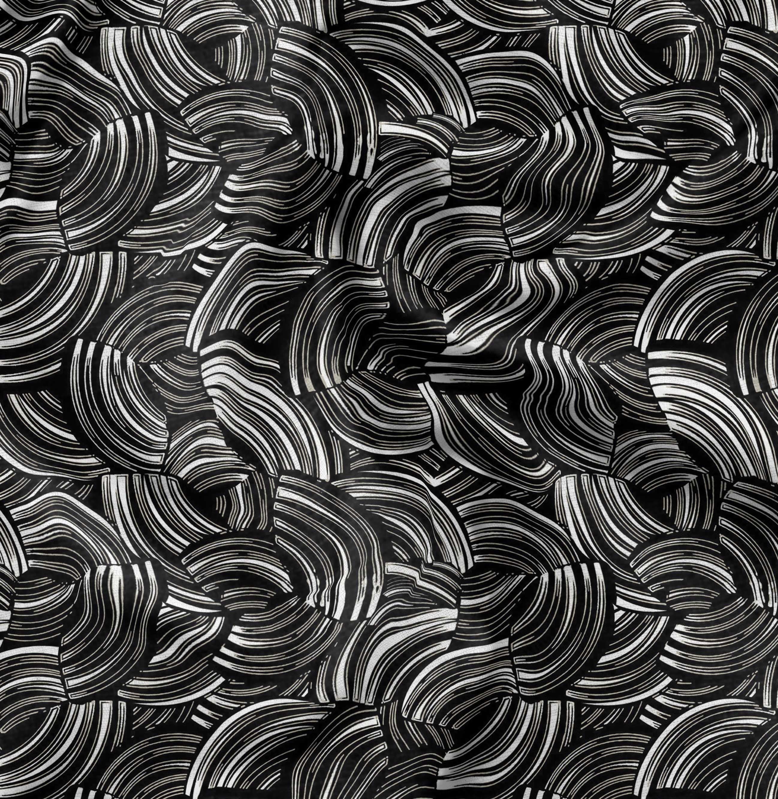 Soimoi Abstract Print,Cotton Poplin, Sewing Fabric Sold by The Yard 42 ...