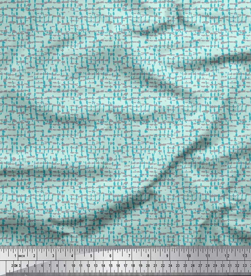 Soimoi Cotton Poplin Fabric Texture Shirting Print Fabric by The Yard ...