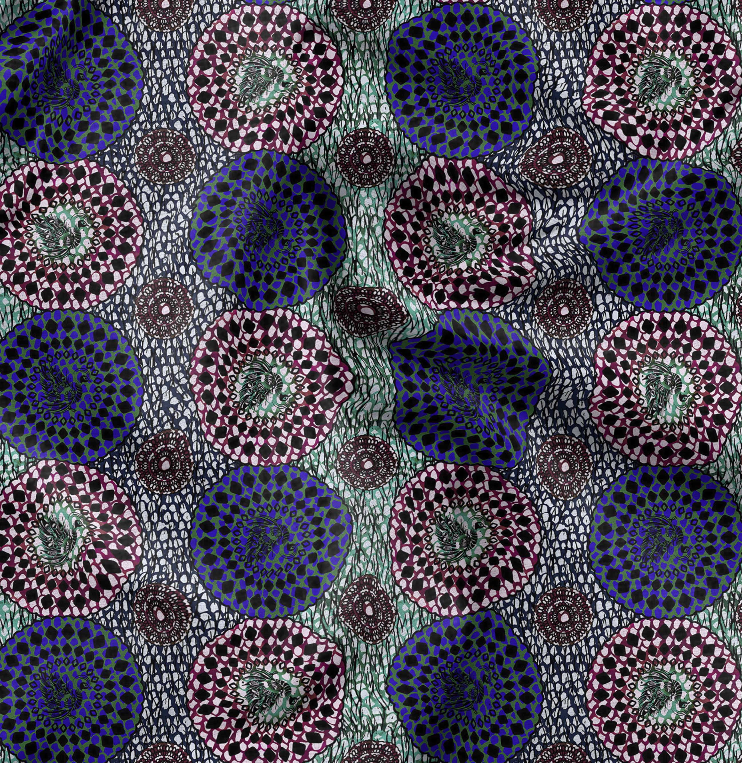 Soimoi Cotton Poplin Multi-color Fabric By the Yard - 42 Inch Wide ...