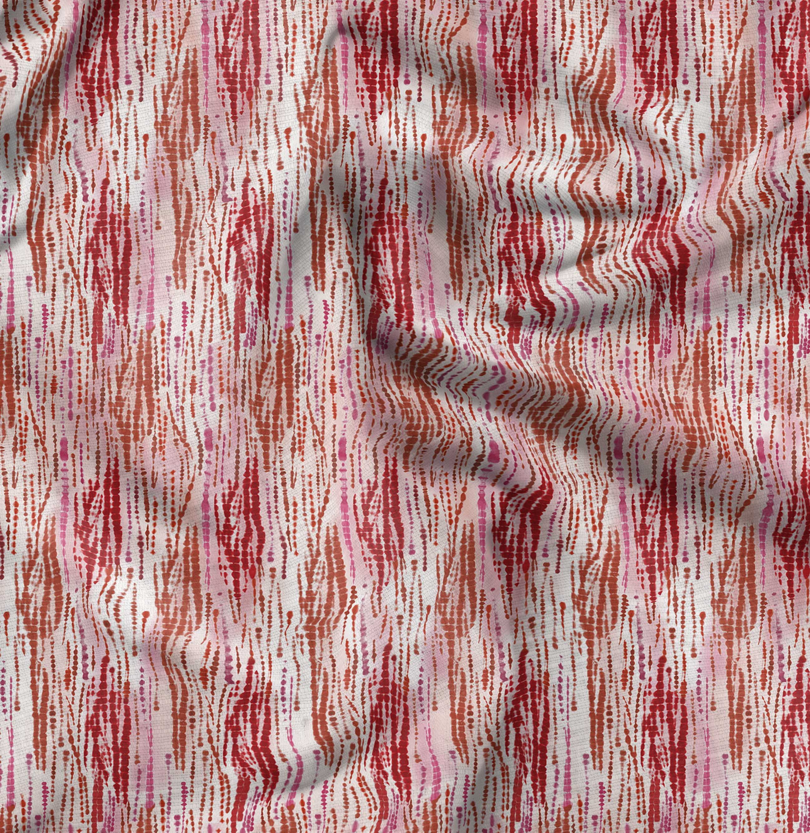 Soimoi Minky Red Fabric By the Yard - 56 Inch Wide - Tie & Dye Fabric ...