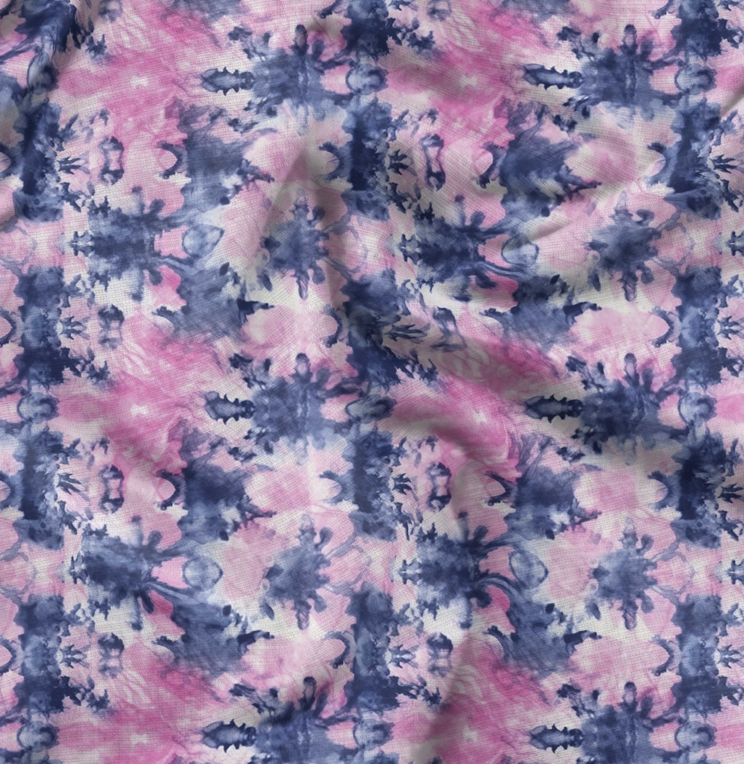 Soimoi Poly Canvas Pink Fabric By the Yard - 56 Inch Wide - Abstract ...