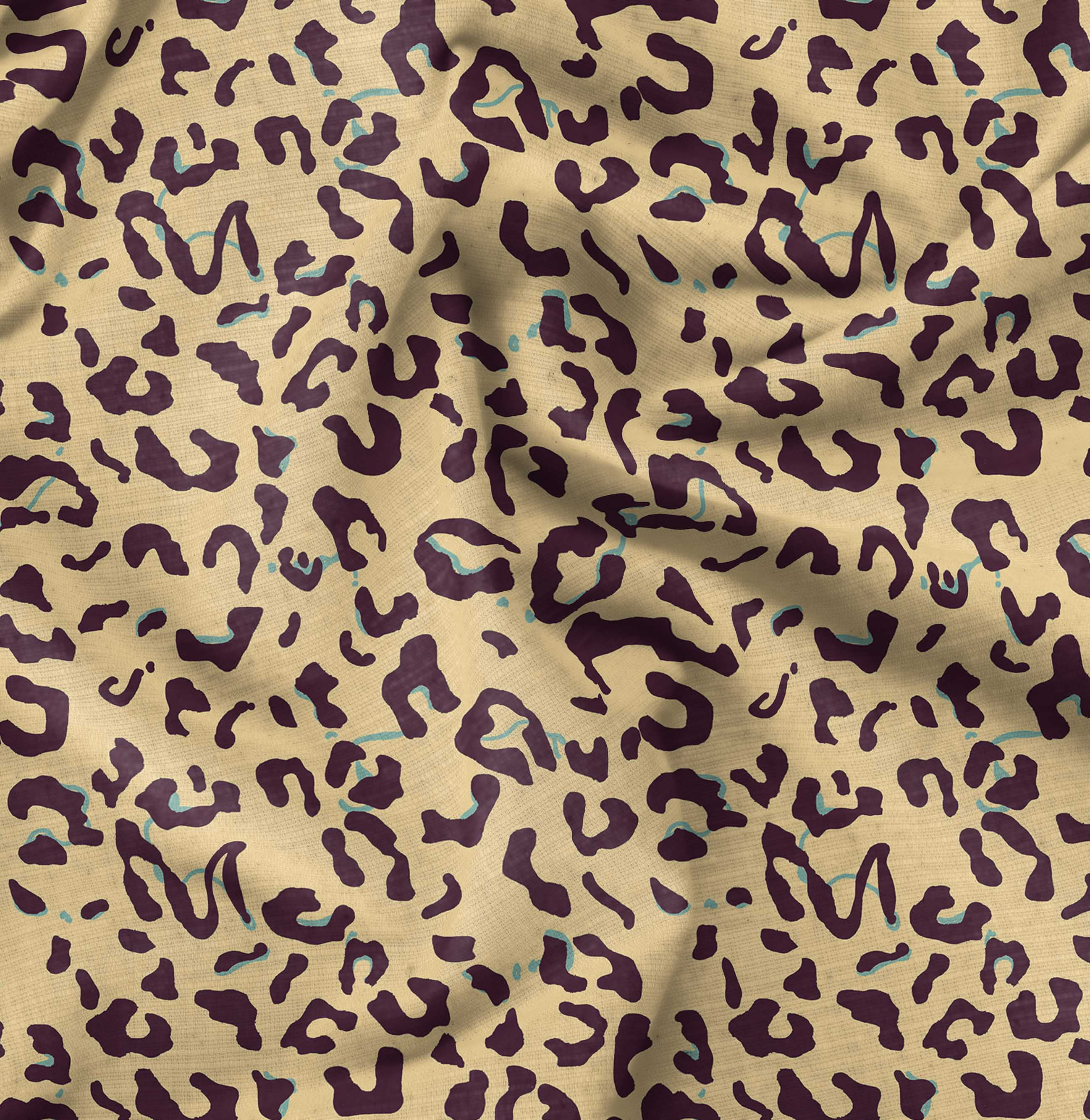 Soimoi Red Fabric - By the Yard - 42 Inch Wide - Leopard Animal Skin ...