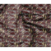 Soimoi Heavyweight Cotton Canvas Fabric Material- 56 Inch Wide, Red ...