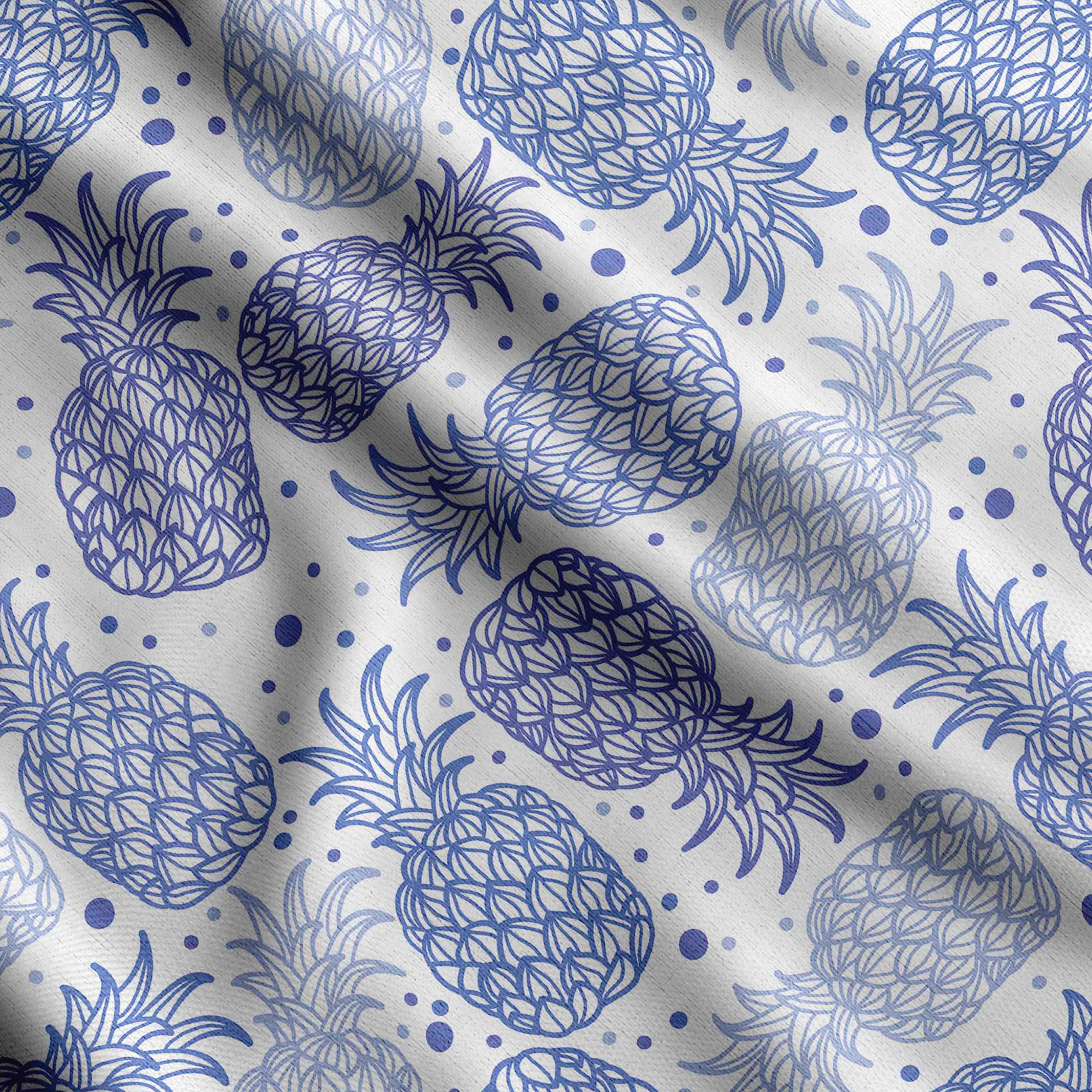 Soimoi Watercolor Fruit Printed, Cotton Satin Spandex, Sewing Fabric by ...