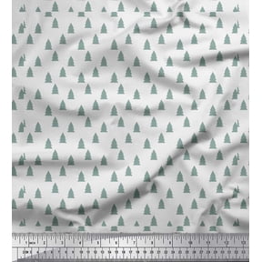 Printed Christmas Tree Fabric
