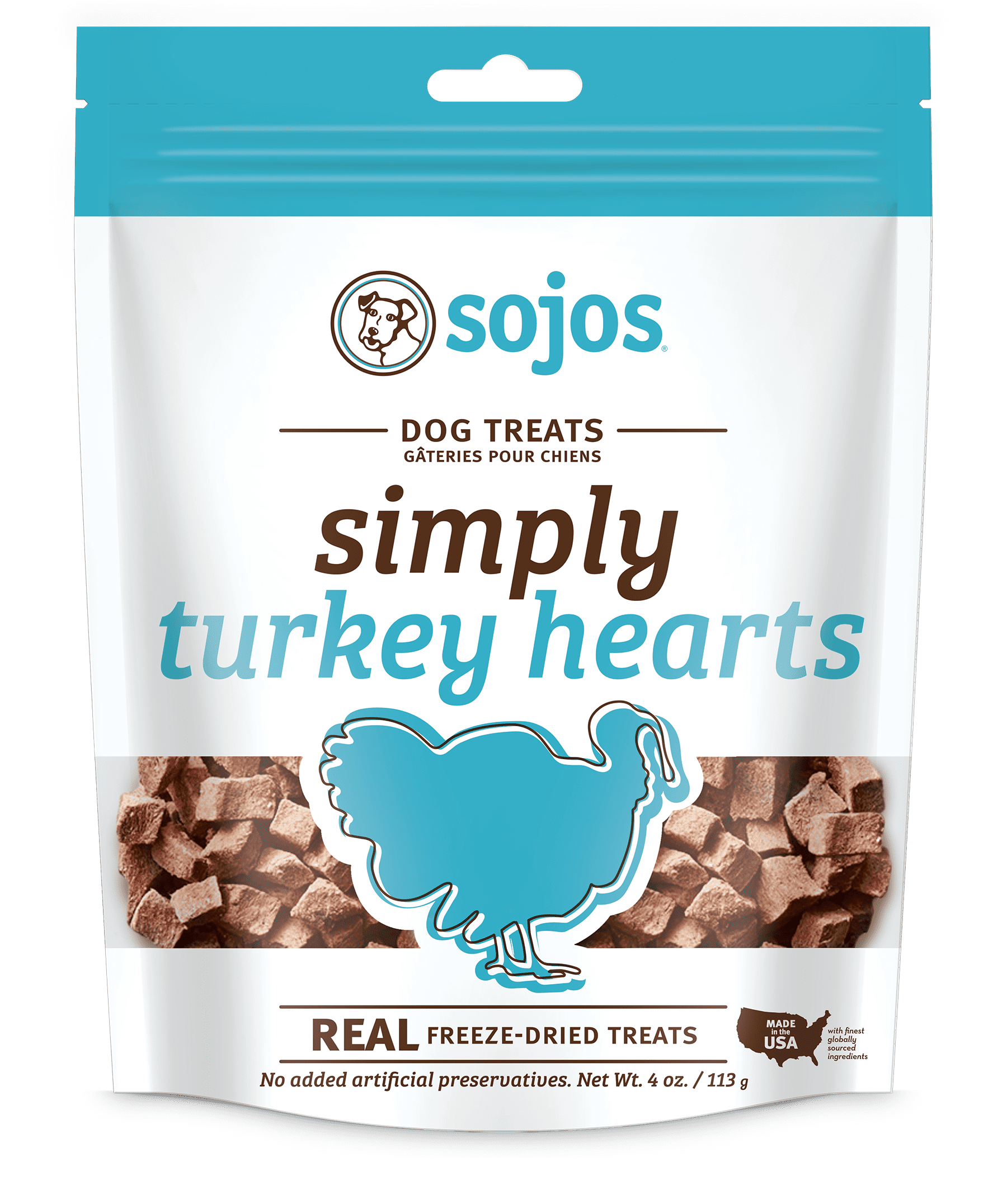 Sojos Simply Turkey Freeze-Dried Dog Treats, 4 oz - Walmart.com