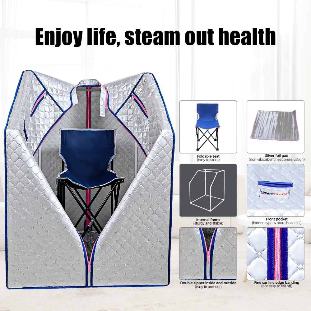 Sojourner Portable Sauna for Home - Steam Sauna Tent Personal Sauna ...