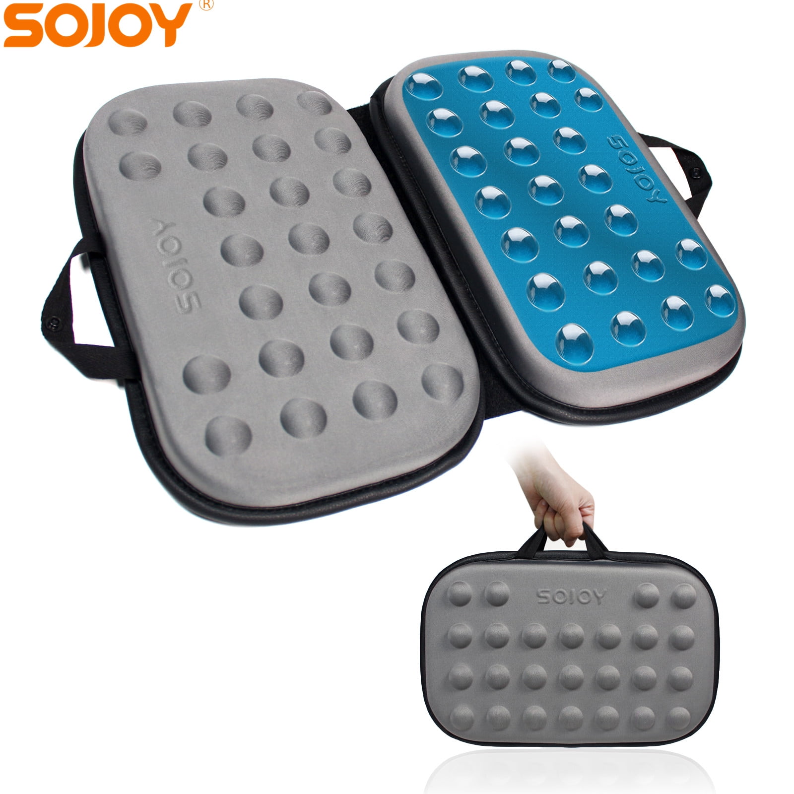 Sojoy 3 in 1 Gel Seat Cushion for Car, Office Chair, Pain Relief ...