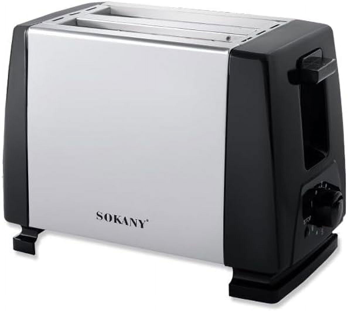Sokany SK-016S Electric Bread Compartment Toaster 2 Slice – Silver ...
