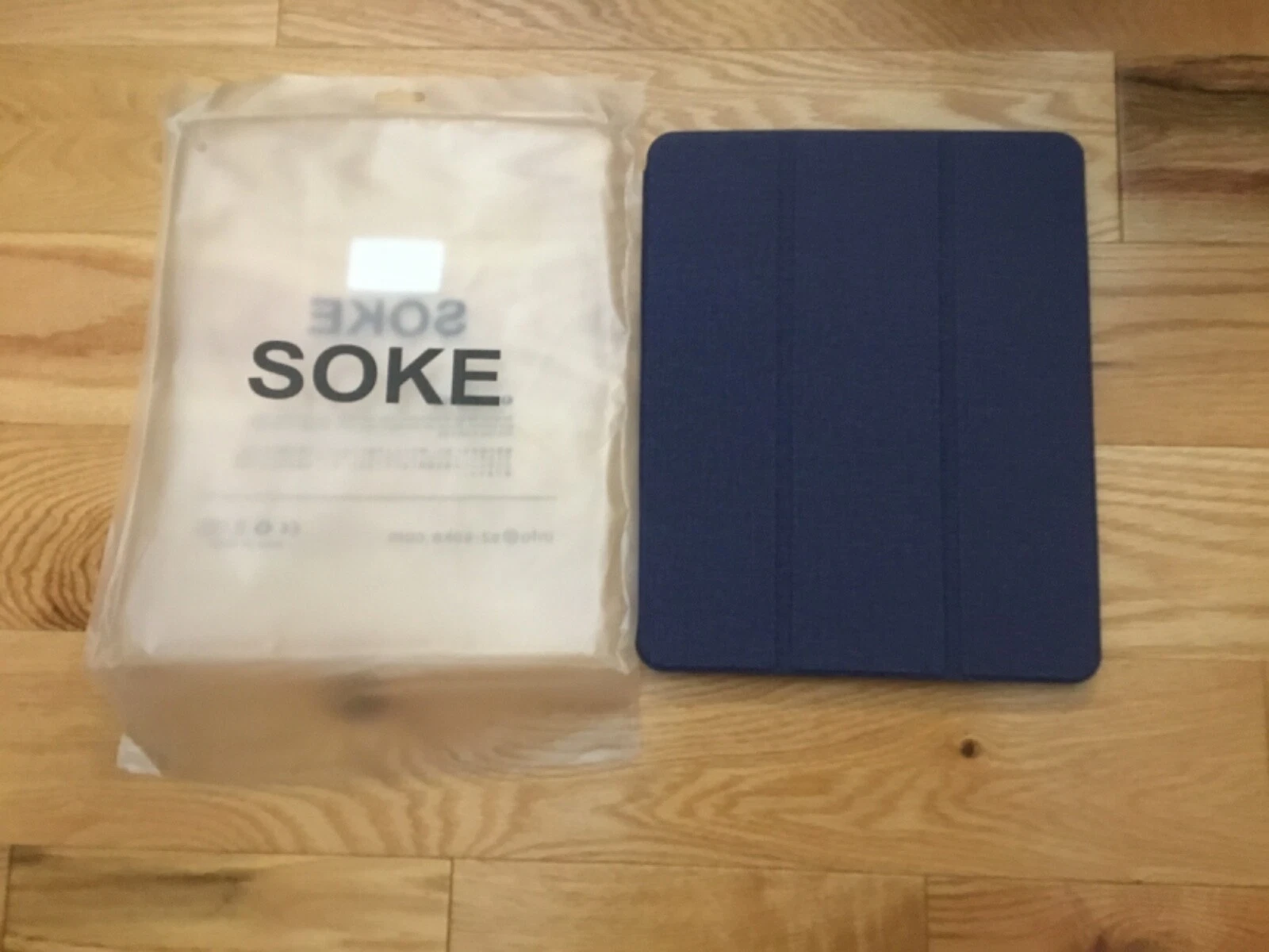Soke Ipad Pro 12.9 Case W/ Pencil Holder Premium Trifold Case Strong ...