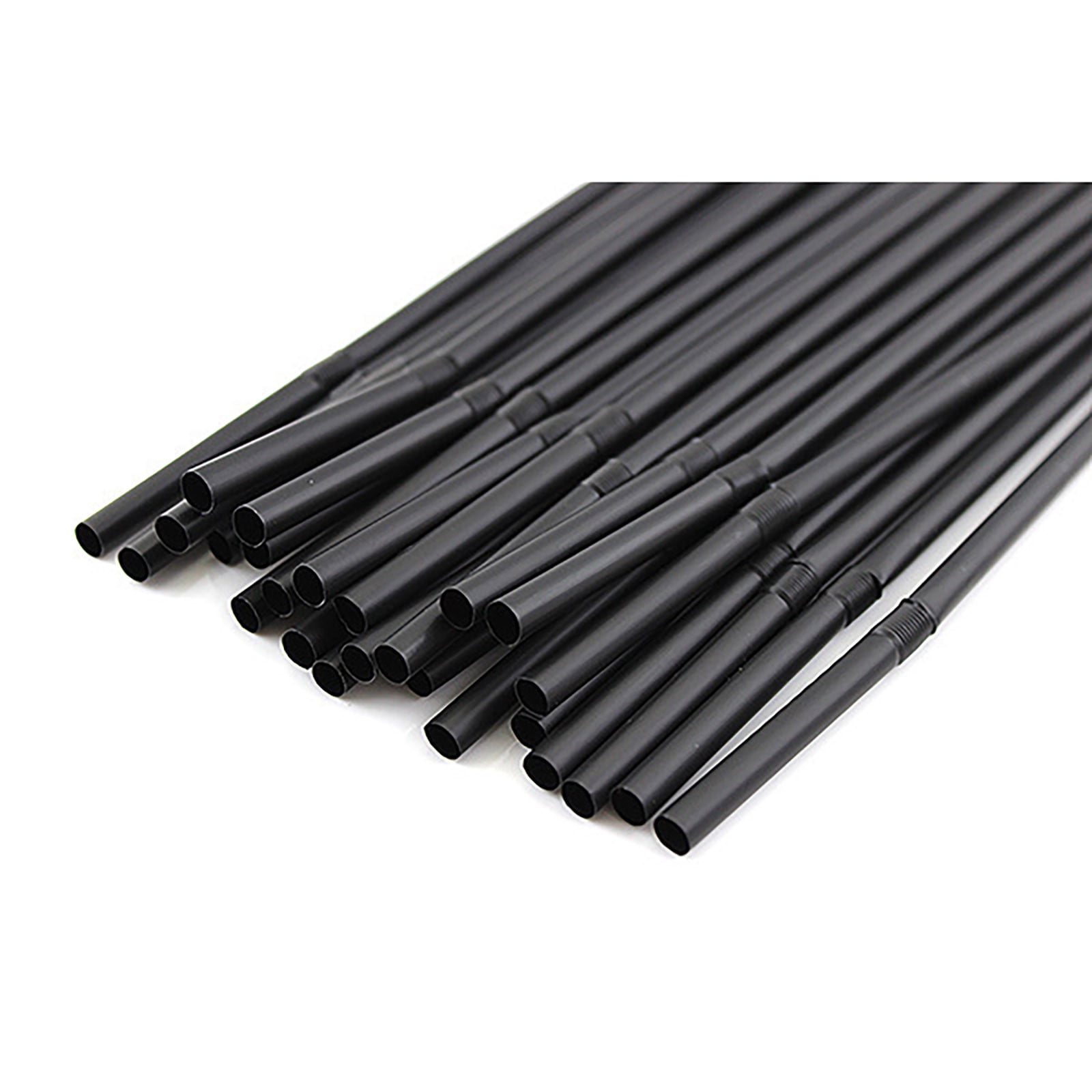 Sokhug 100 Pcs Plastic Straws Disposable Hot Drinking Coffee Stirrers ...