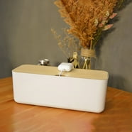 Deeceymbur Wifi Router Storage Box - Power Strip and Wire Organizer for ...